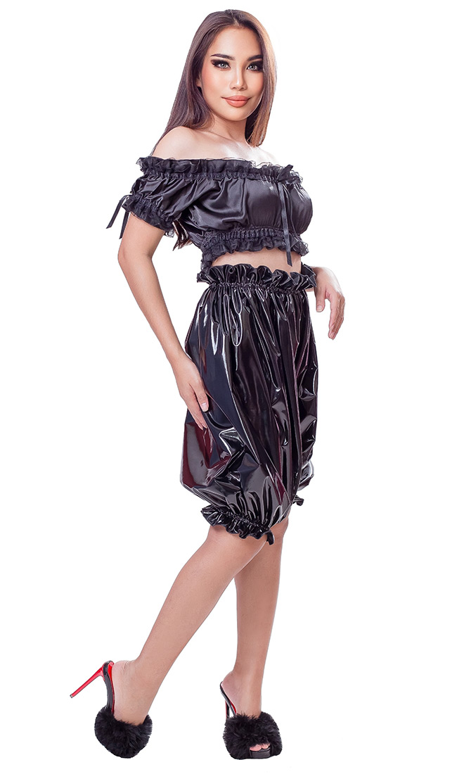 Knee Ruffle Bloomers [pvc011] - $43.46 : BirchPlaceShop Fashion and ...